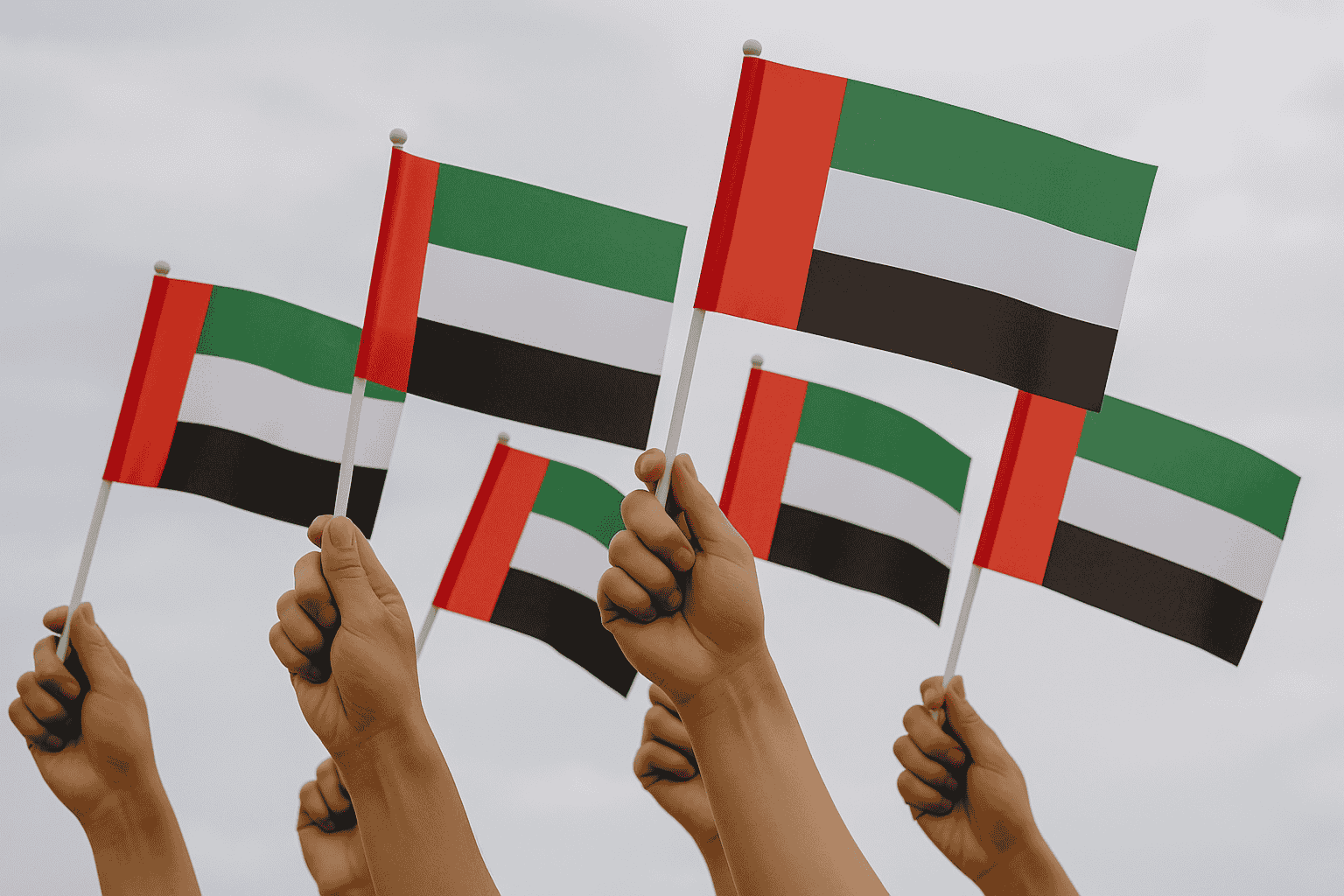 Hand Flags for Events in UAE | Custom Handheld Flags