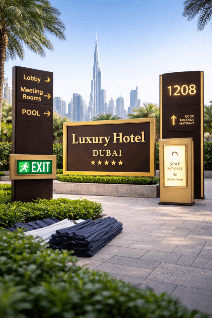 Hotel Signages in Abu Dhabi