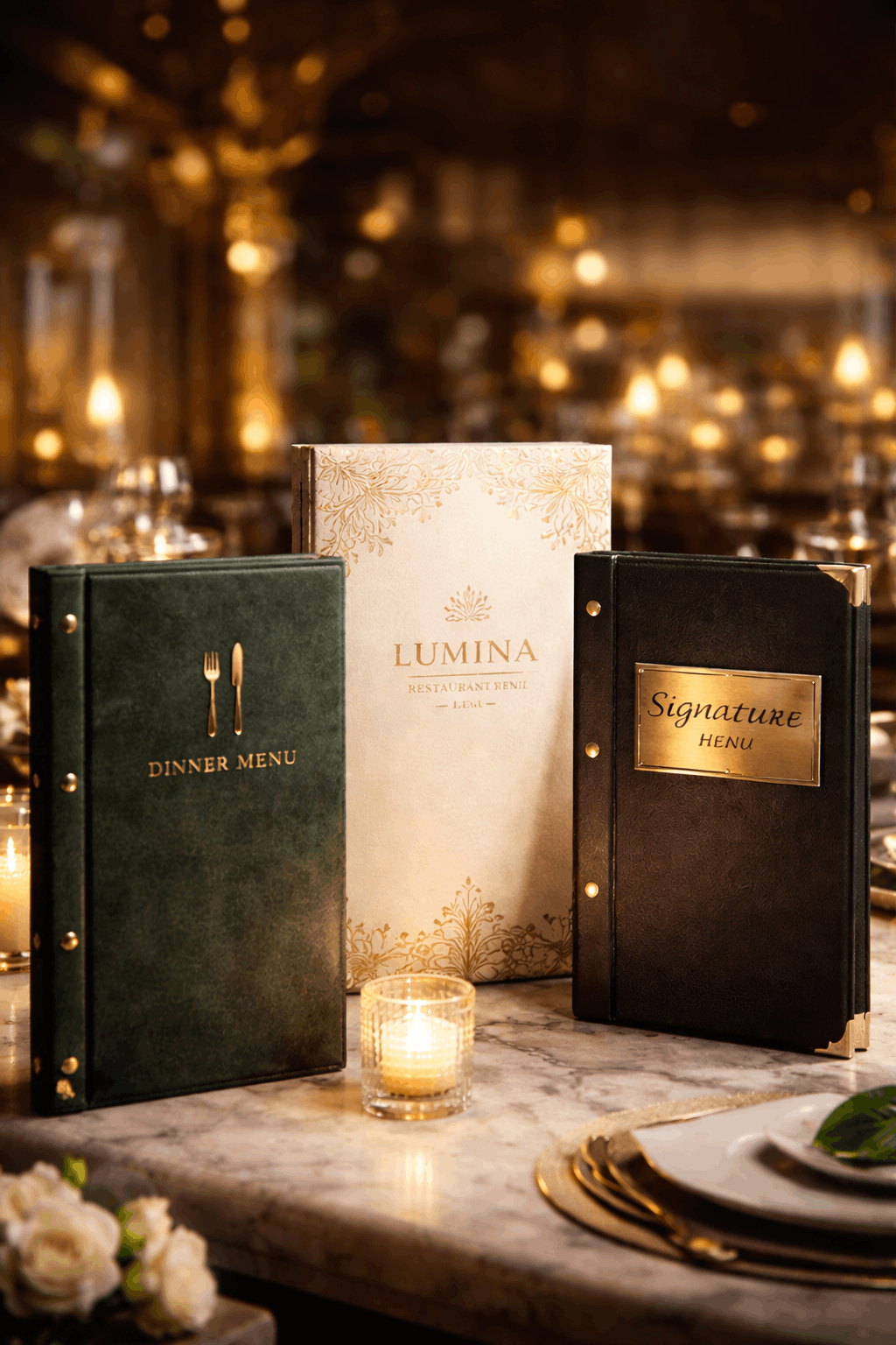 Luxury food menus for hotels Dubai