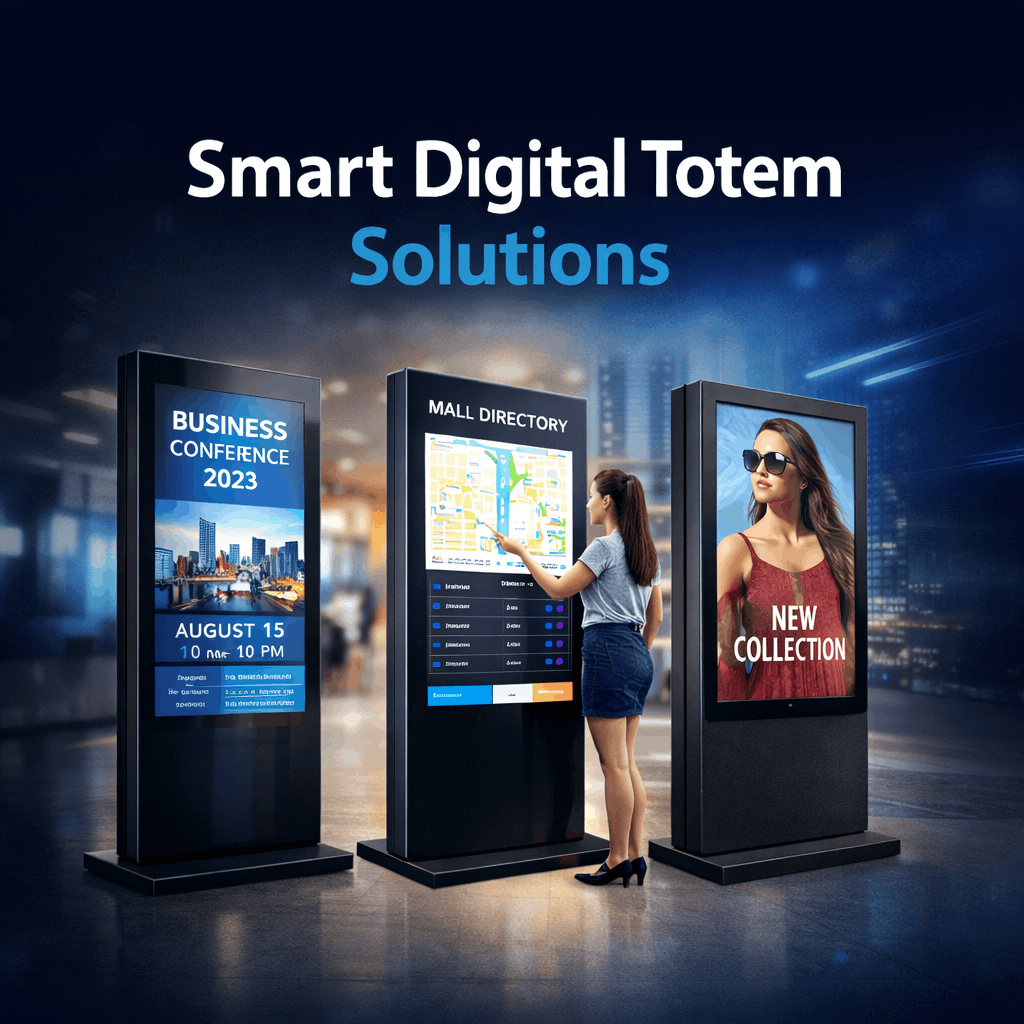 Digital Signage Totem Dubai, Totem Display Supplier GCC